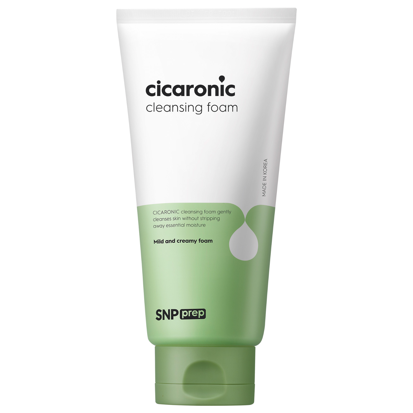 SNP PREP Cicaronic Mild Cleansing Foam - Review SOCO by Sociolla