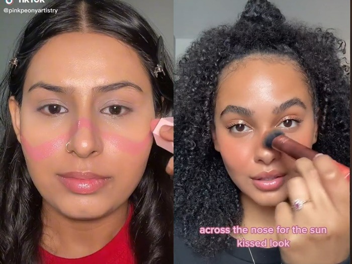 Mau Coba Ikut Tren 'Sunburn Blush Makeup' ala TikTok? Coba Ikuti ...