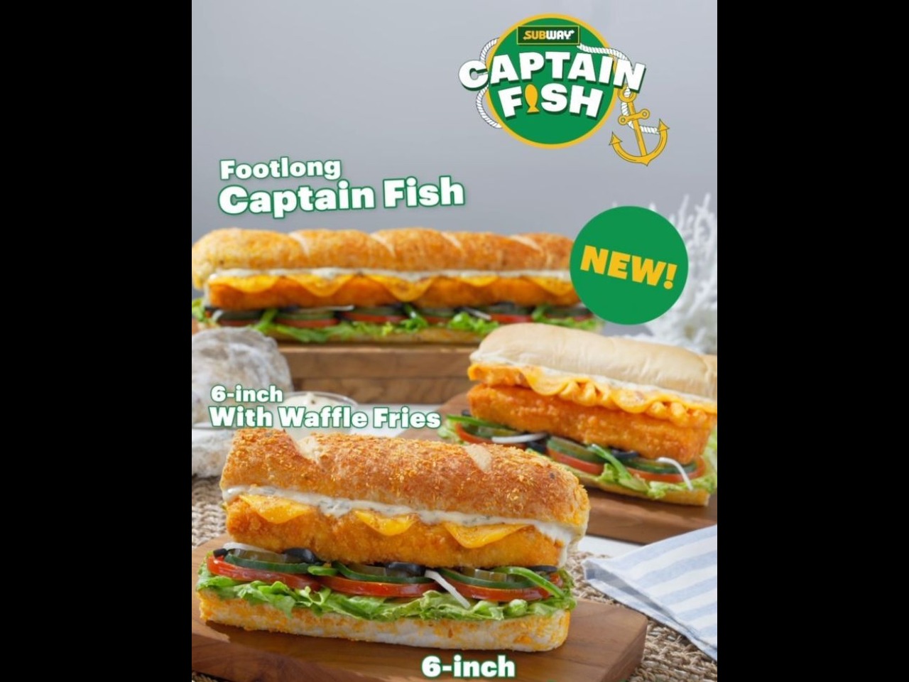 Subway Hadirkan Captain Fish, Menu Berbahan Dasar Ikan Pollock dengan ...
