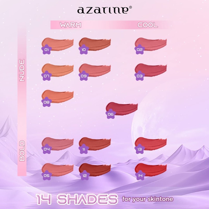 Review: Azarine Mattelite Lock Lipstick, Bagaimana Warna, Formula, dan ...