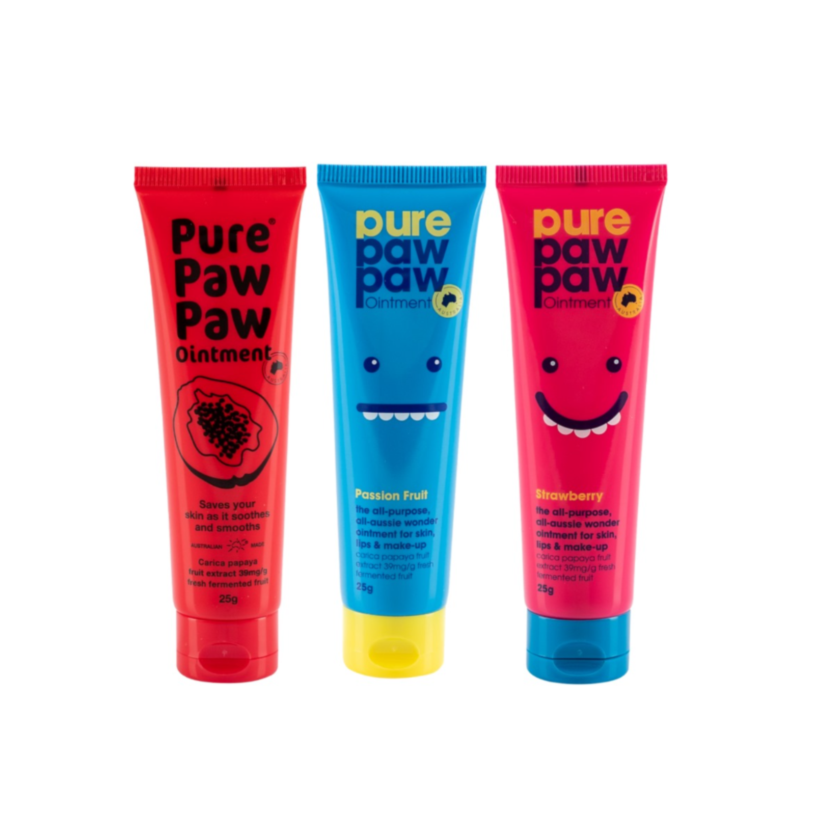 Combo 3 Pure Paw Paw Ointment - Original & Strawberry & Passion Fruits ...