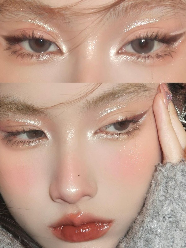 Didominasi dengan Tampilan Glitter, Ini Sederet Tren Makeup Mata di ...