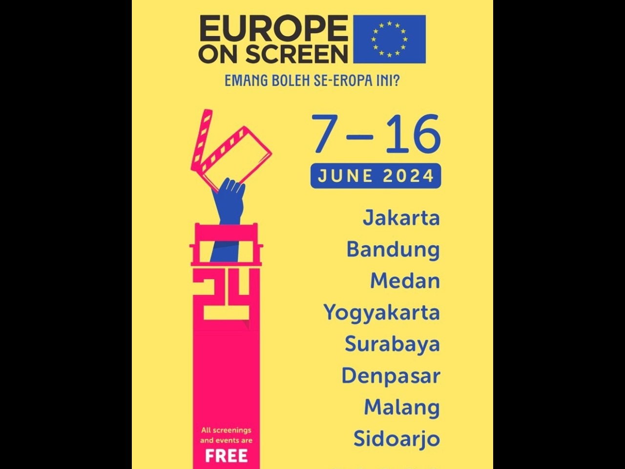 Europe on Screen Bisa Ditonton Gratis dan Hadir di 8 Kota, dari ...