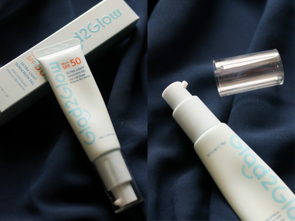 Review: Glad2Glow Ultra Light Sunscreen Gel SPF50 PA+++, Sunscreen ...