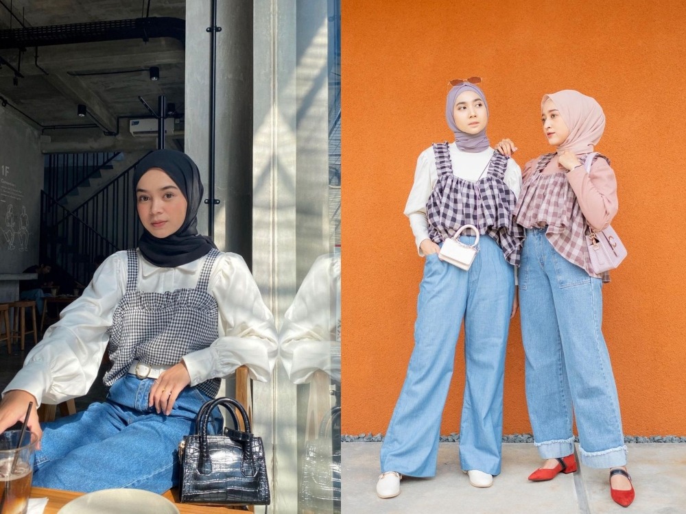 Tampil Feminin hingga Tomboy, Berikut Inspirasi Padu-Padan Outfit Hijabers ala Selebgram Tanah ...
