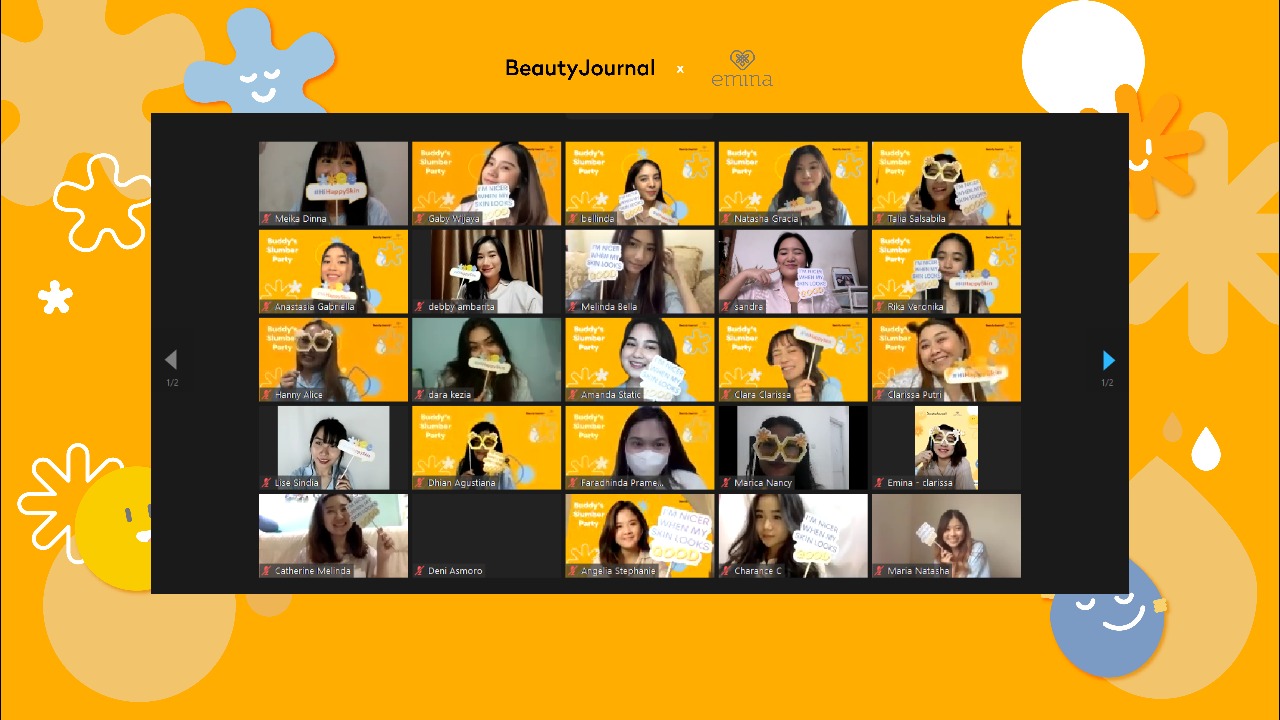 Keseruan Launching Event Virtual Emina Skin Buddy di Hari Valentine ...