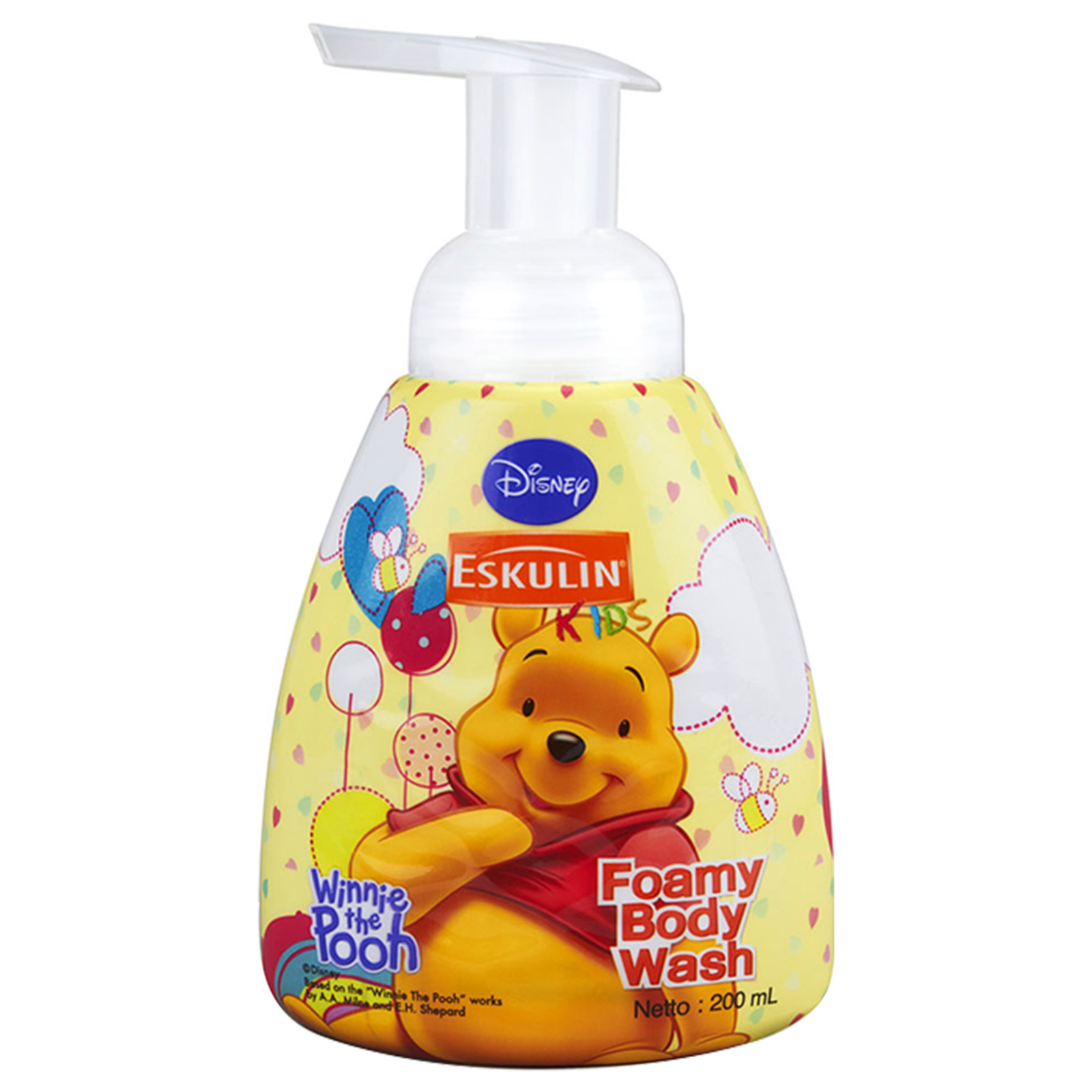 Eskulin Kids Eskulin Disney Foamy Body Wash Pooh 200 ML Botol - Review ...