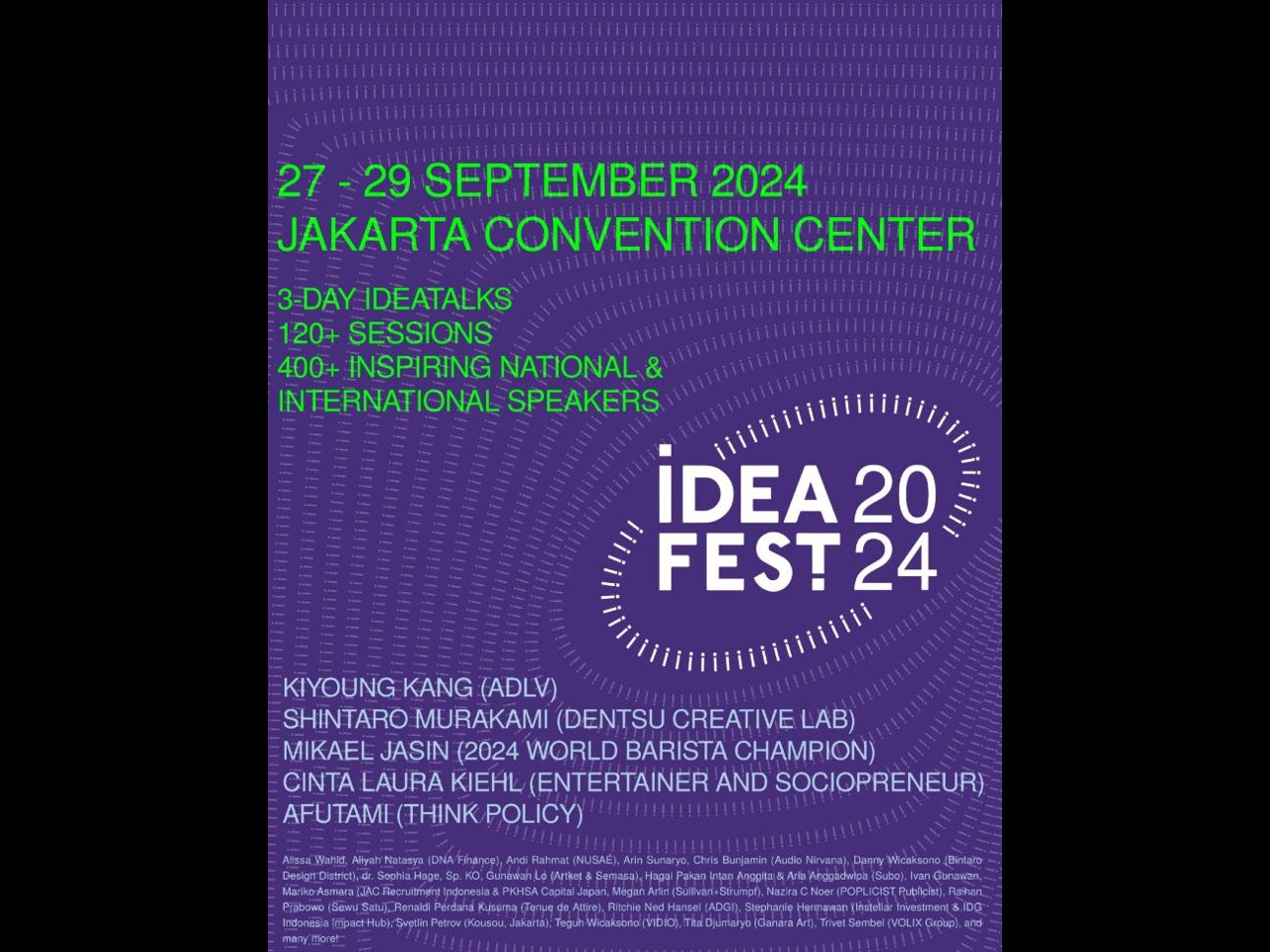 Ideafest 2024, Hadirkan Lebih dari 400 Pembicara untuk Dorong ...