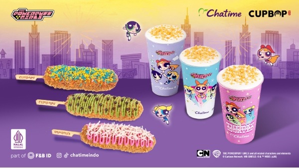 Chatime dan Cupbop Hadirkan Menu Camilan Manis Edisi The Powerpuff ...