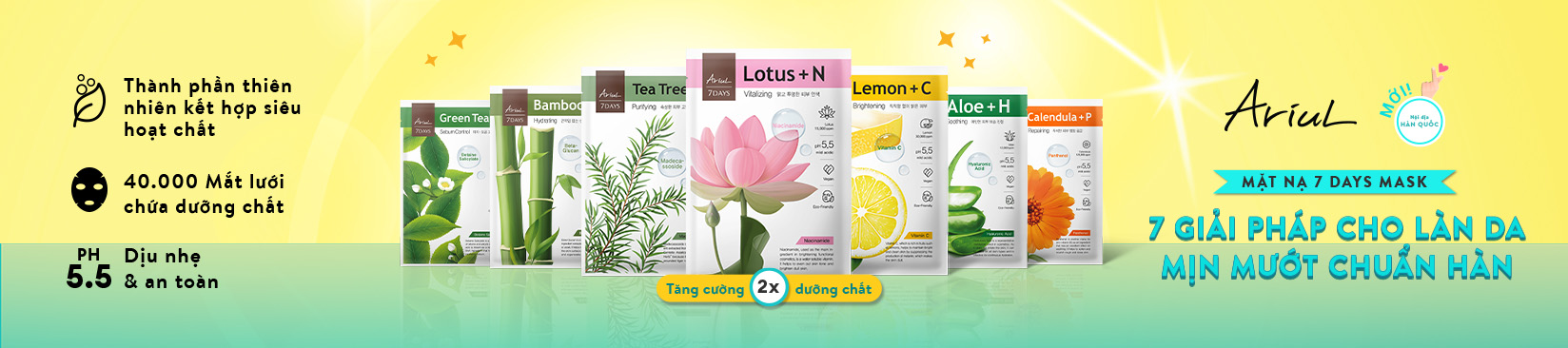 Ariul - Cho làn da trong mướt chuẩn Hàn