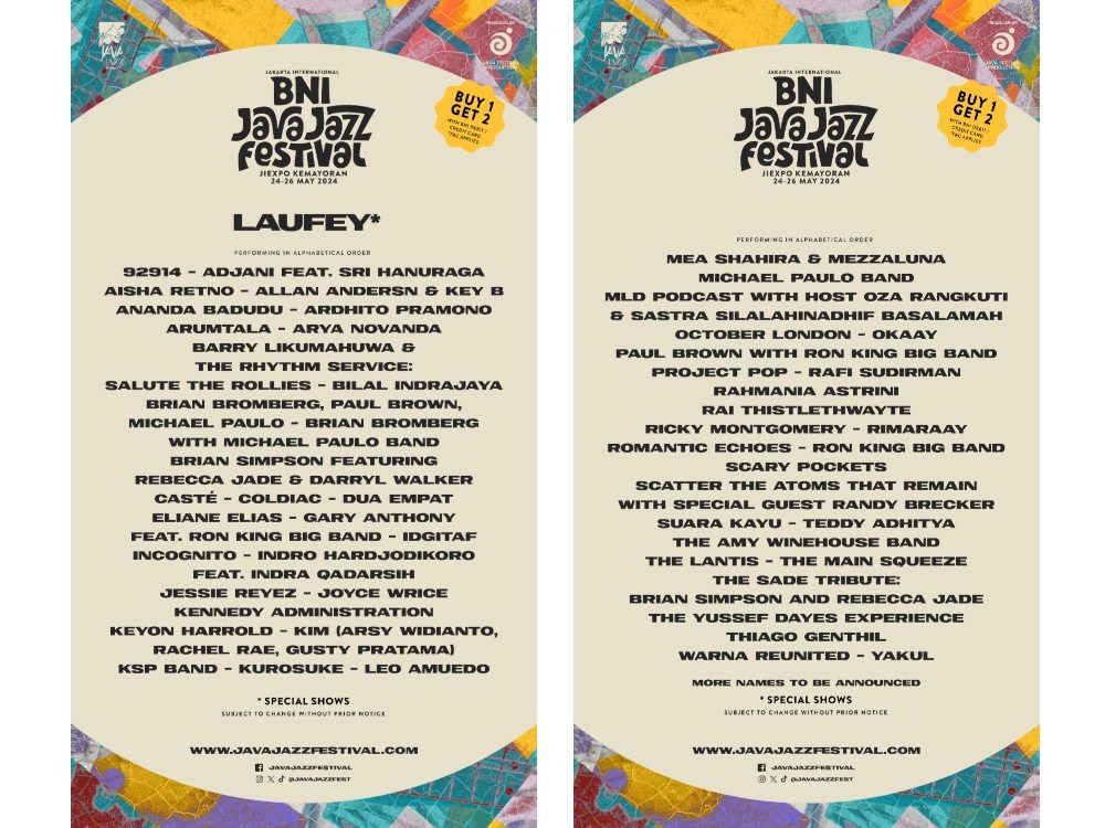Siap Digelar Kali ke-19, Ini Harga Tiket BNI Java Jazz Festival hingga ...
