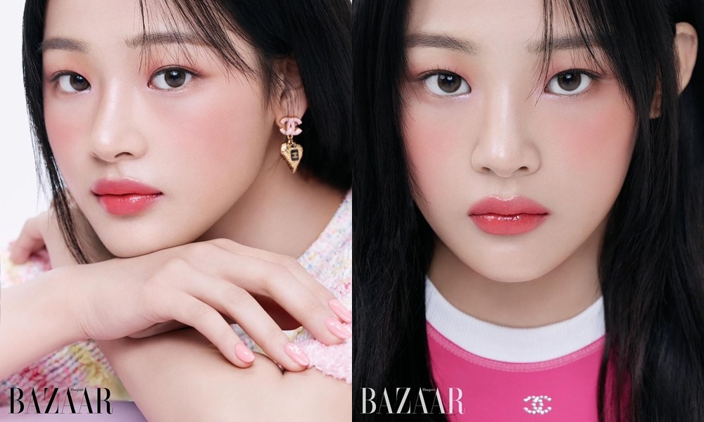 Pakai Chanel Beauty, Begini Makeup Look Minji NewJeans di Cover Majalah ...