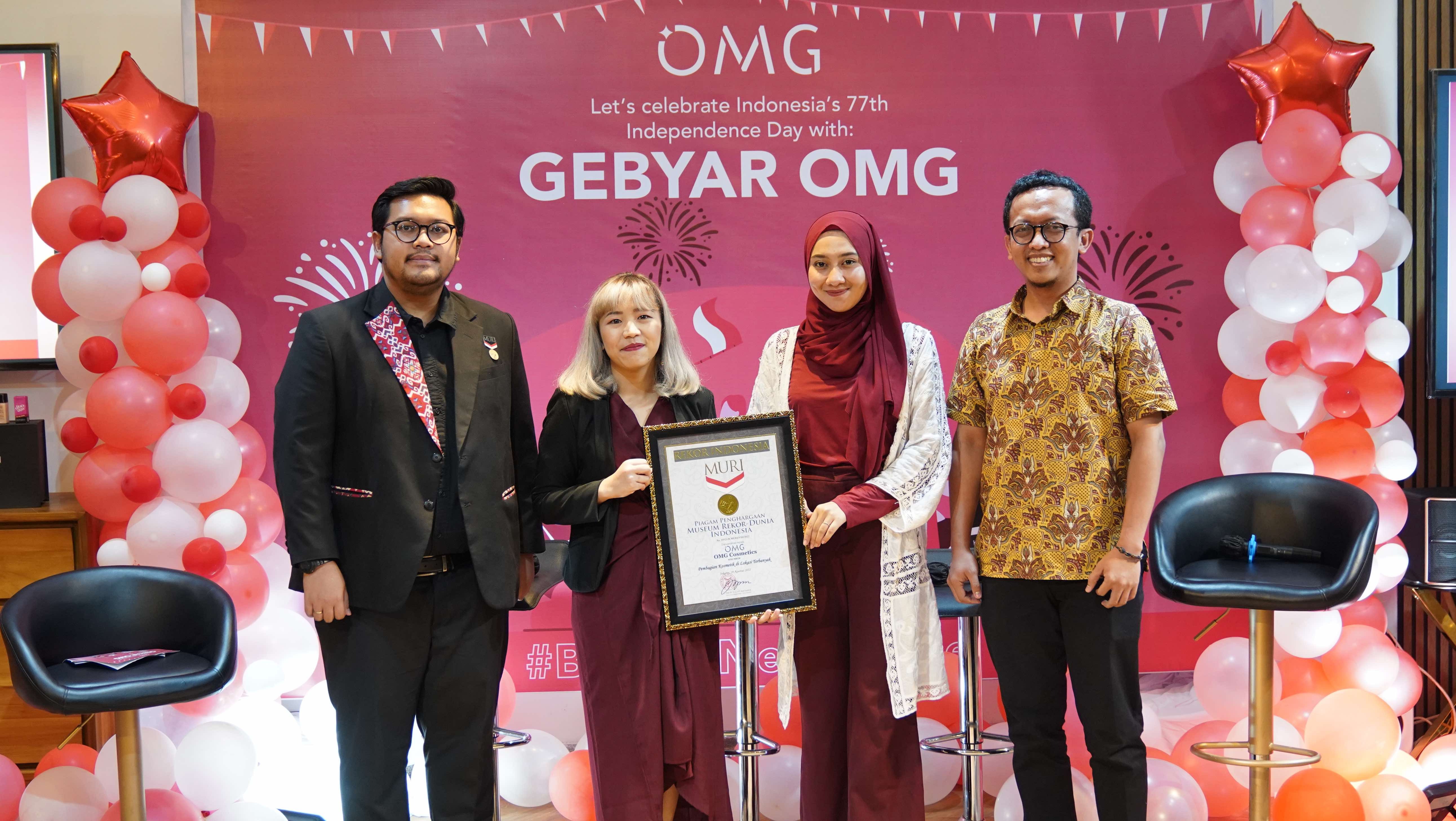 Raih Rekor MURI, OMG Oh My Glam Bagikan Produk Terbanyak ke 1000 Lokasi di Indonesia! - Beauty ...