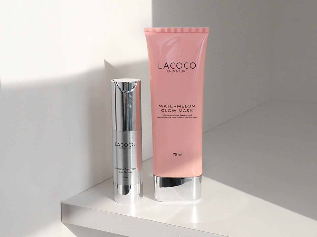 Review: Lacoco Watermelon Glow Mask dan Intensive Treatment Eye Serum ...