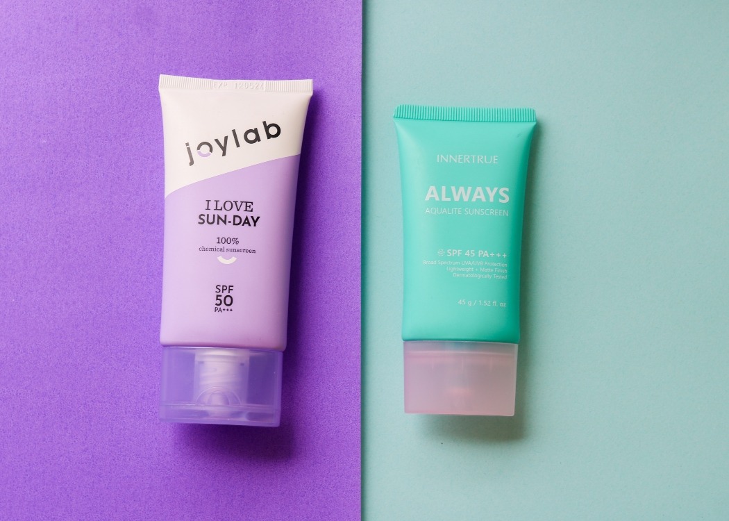 Sunscreen Battle: Joylab I Love Sunday Sunscreen vs INNERTRUE Always ...