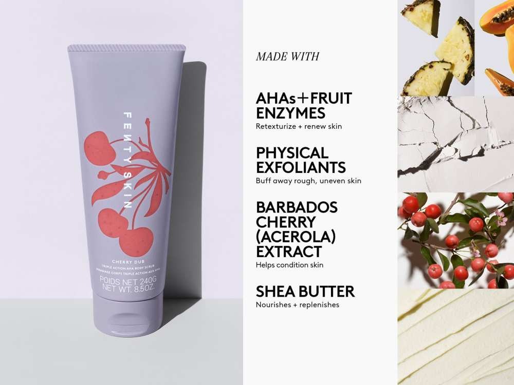 Fenty Skin Rilis Face dan Body Scrub dengan Kandungan Cherry! - Beauty ...
