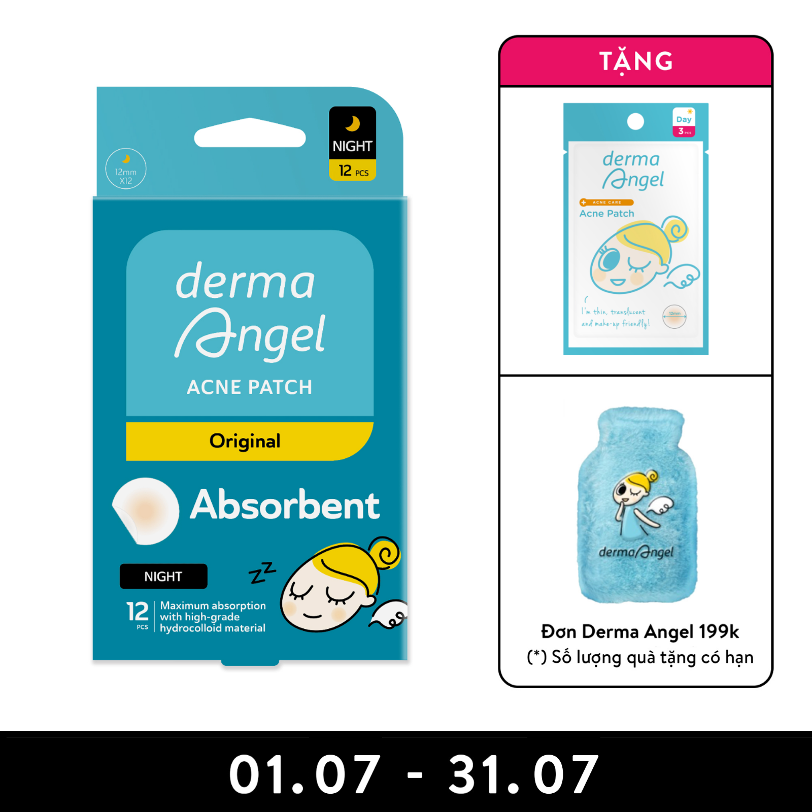 Jual Skin Care Acne Patch Night 12 | Sociolla