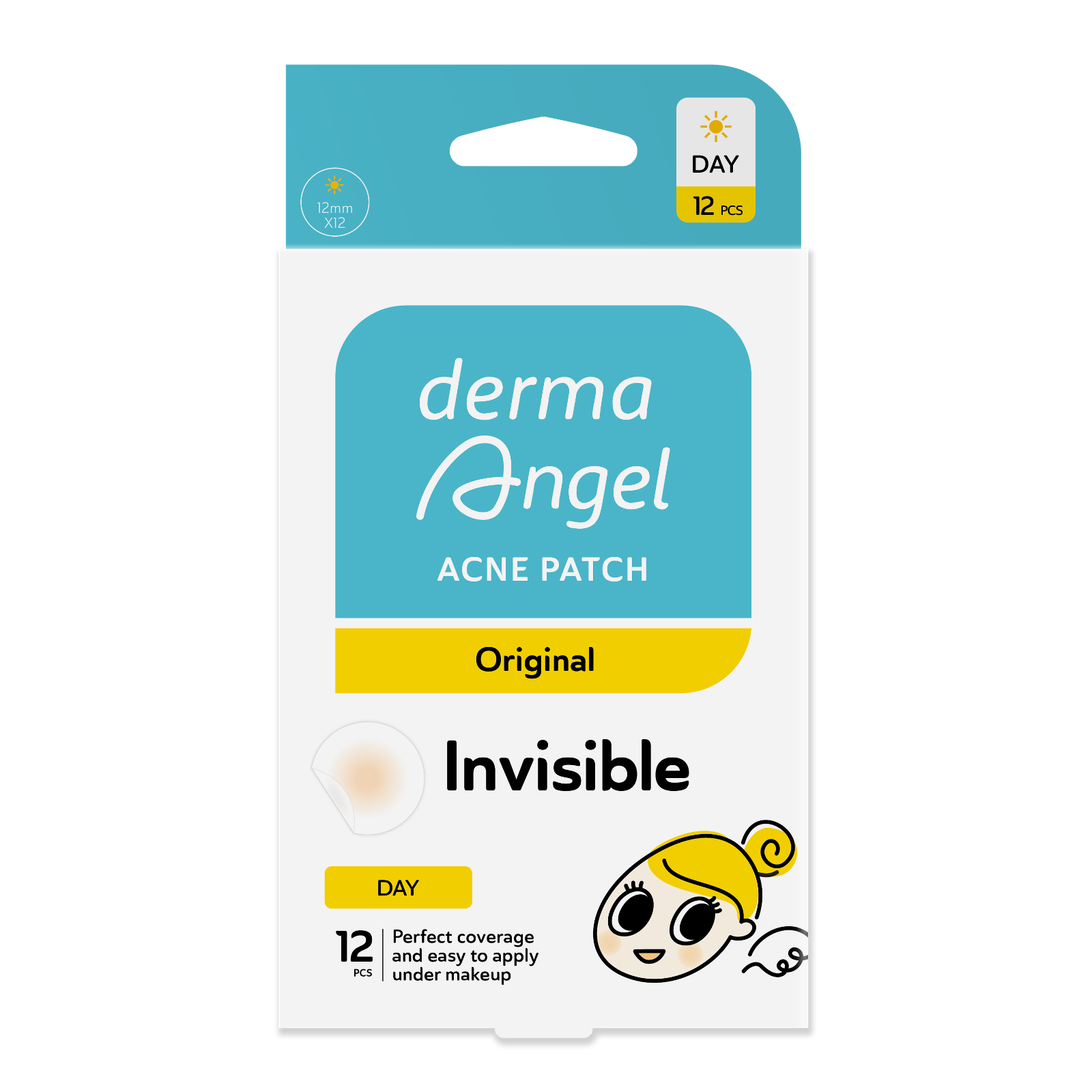 Miếng Dán Mụn DermaAngel (Không Tiệt Trùng) - DermaAngel Acne Patch Day ...