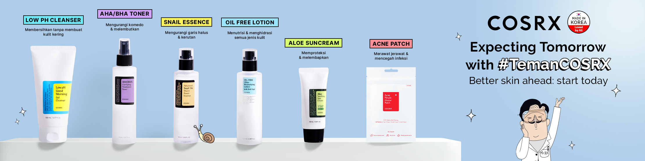 Dapatkan Produk COSRX Termurah dan Terlengkap