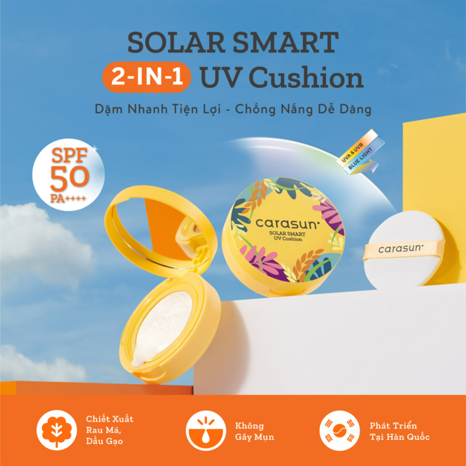 Carasun Solar Smart UV Cushion | Sociolla