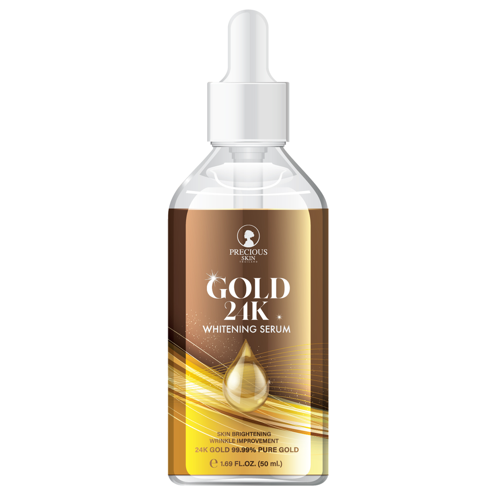 Jual Skin Care Precious Skin Thailand Gold 24K Whitening Serum |Sociolla