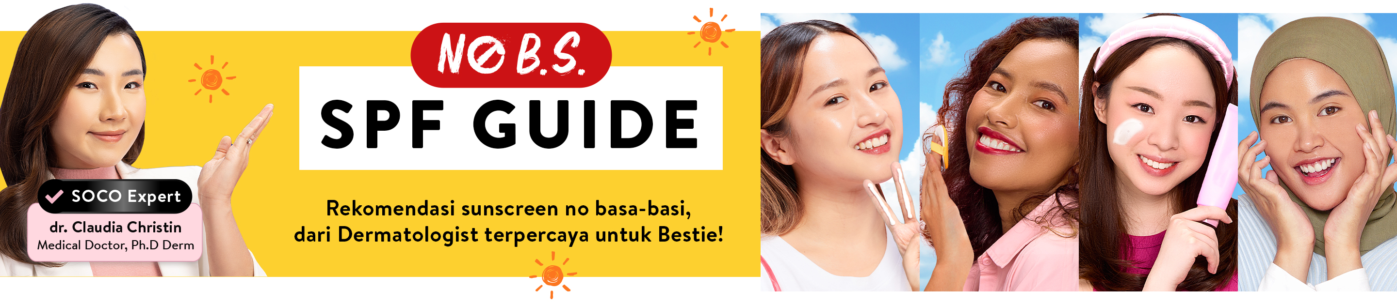 No Bs Spf Guide - Sociolla