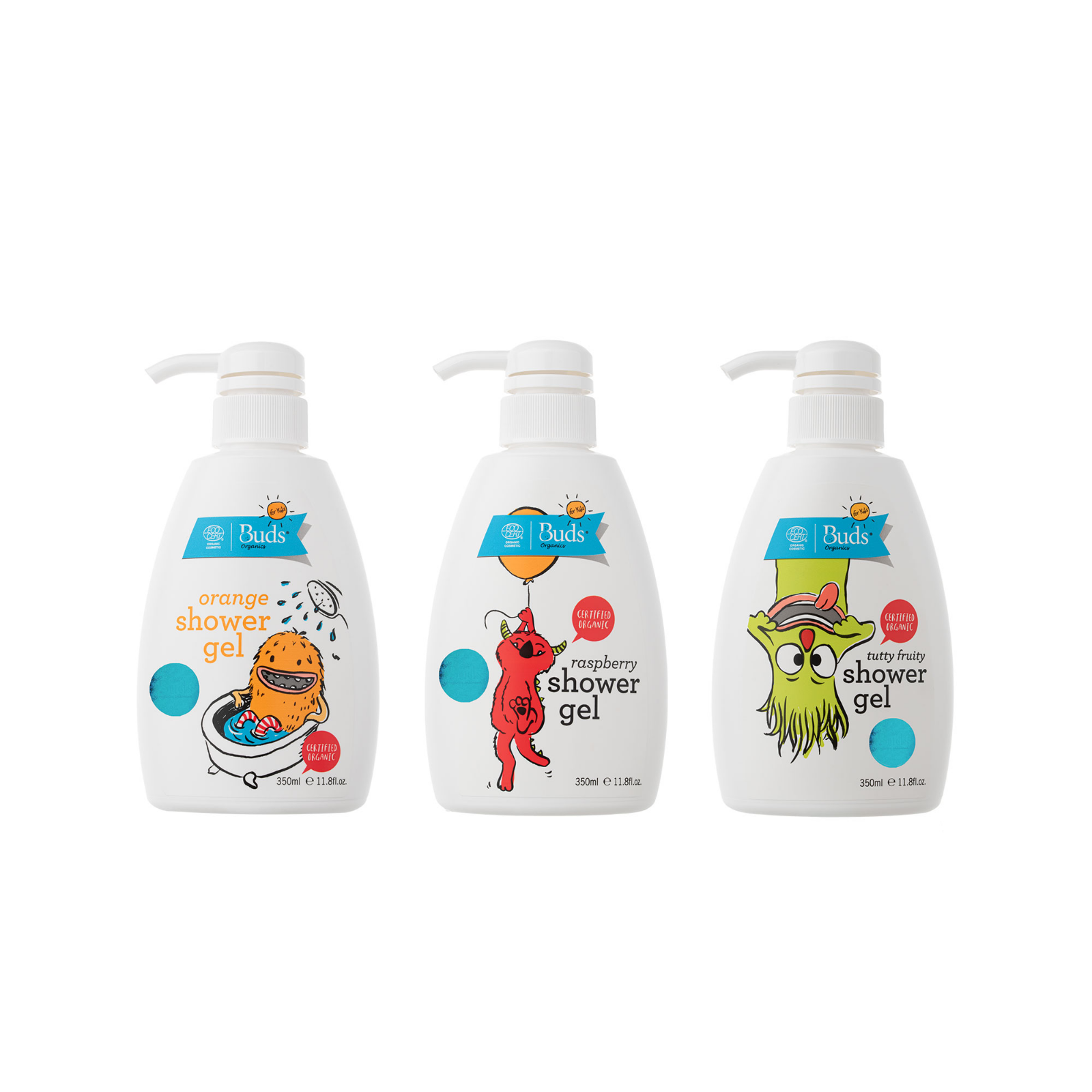 Buds Organics Shower Gel for Kids - 350ml - Review SOCO by Sociolla